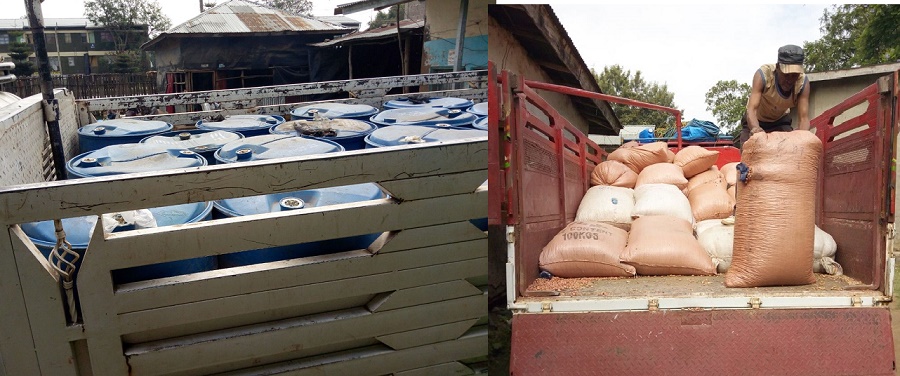 ፖሊስ በህገ ወጥ መንገድ ሲጓጓዝ የነበረ ቤንዚንና ቡና በቁጥጥር ስር አዋለ - ኢዜአ አማርኛ - ENA