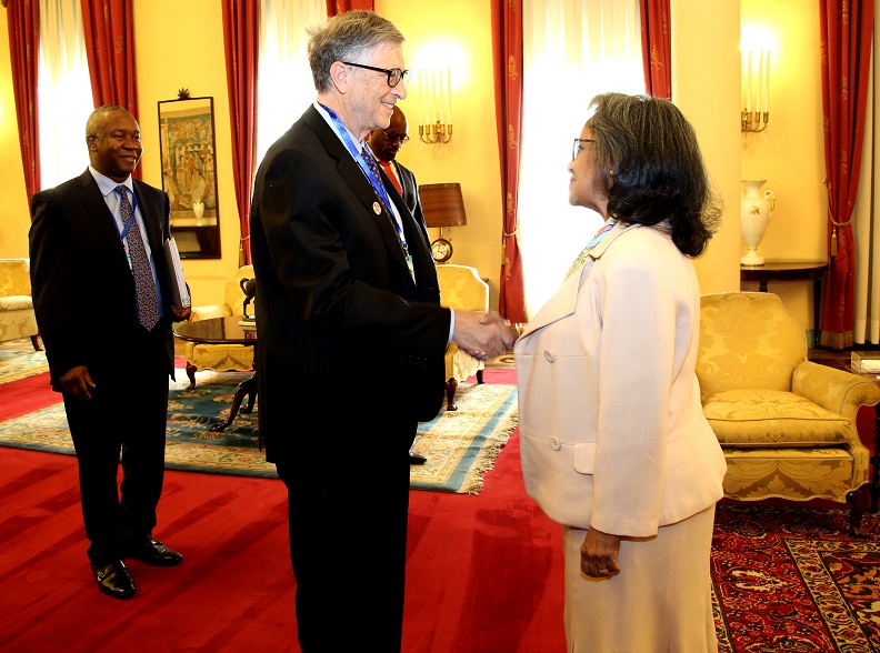 President Meets EU High Representative, Bill & Melinda Gates Foundation ...