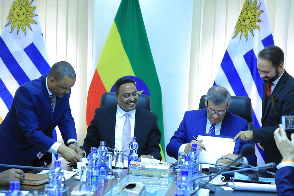 Ethiopia, Uruguay Sign MoU on Political Consultation - ENA English - ENA