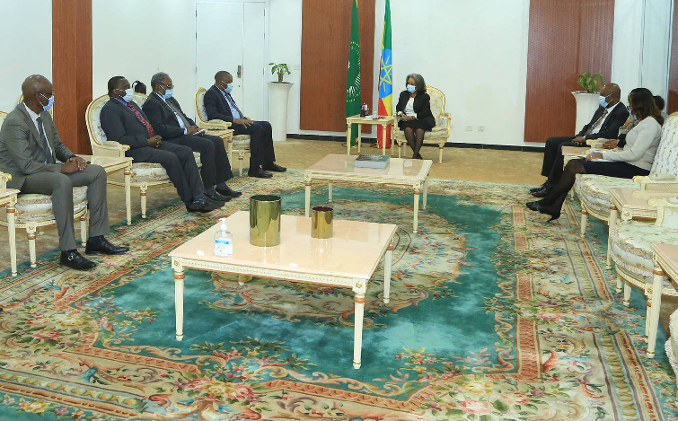 President Sahle-Work Receives Envoys from DRC President - ENA English - ENA