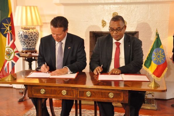 Ethiopia, UK Ink MoU to Work Together on Trade, Investment - ENA ...
