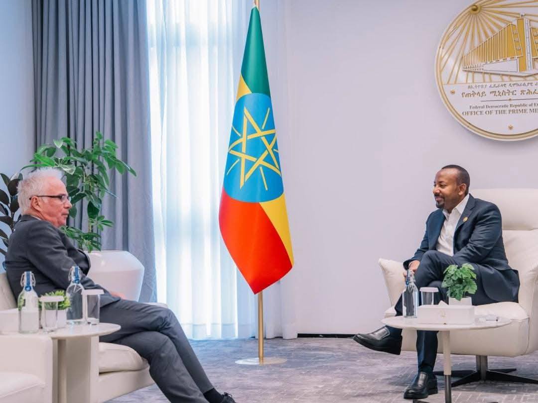 PM Abiy Welcomes Global Fund Executive Director Peter Sands - ENA ...