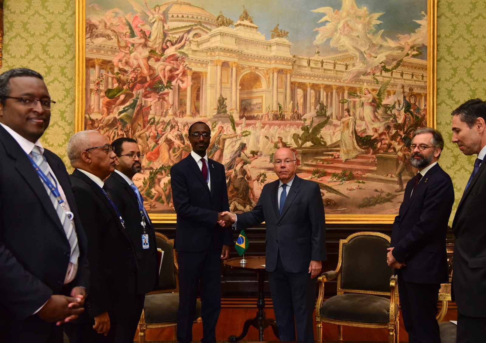 FM Gedion Confers with Foreign Ministers of Brazil, Russia - ENA ...