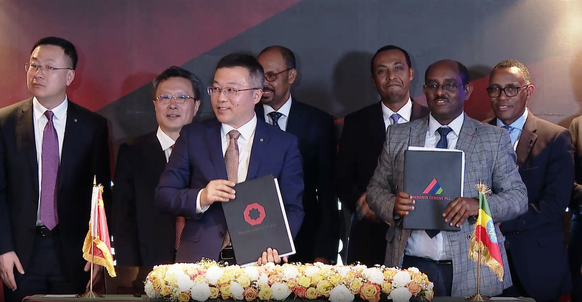 Ethiopian Berenta, Chinese Sinoma Cement Companies Sign Cooperation ...