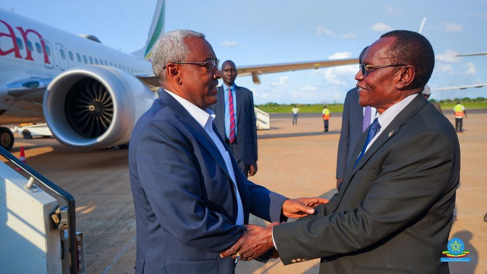 Demeke Arrives in South Sudan for Official Visit - ENA English - ENA