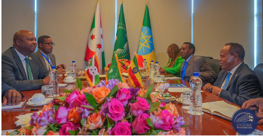 Foreign Minister Taye Confers with His Burundi Counterpart - ENA ...