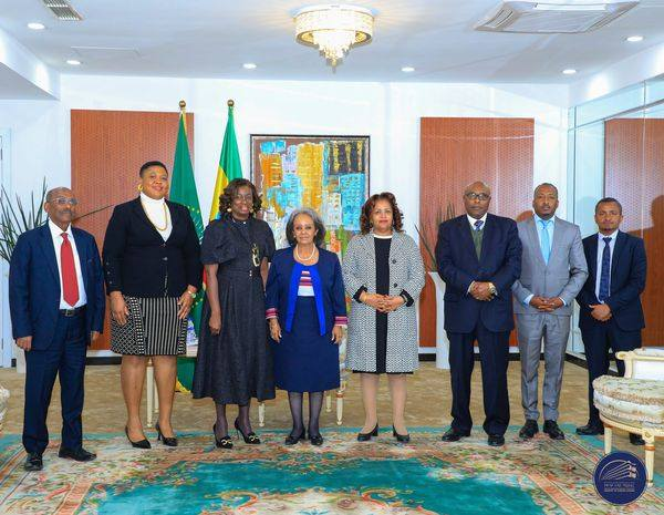 President Sahle-Work Receives Credentials of 6 Ambassadors - ENA ...