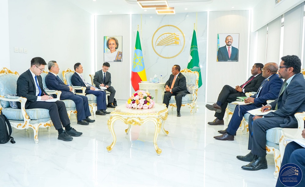 FM Taye Confers with Chinese Special Envoy for Horn of Africa - ENA ...