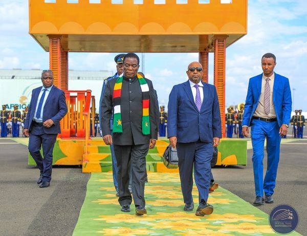 Presidents of Zimbabwe, Angola Arrive in Addis Ababa to Partake 37th AU ...