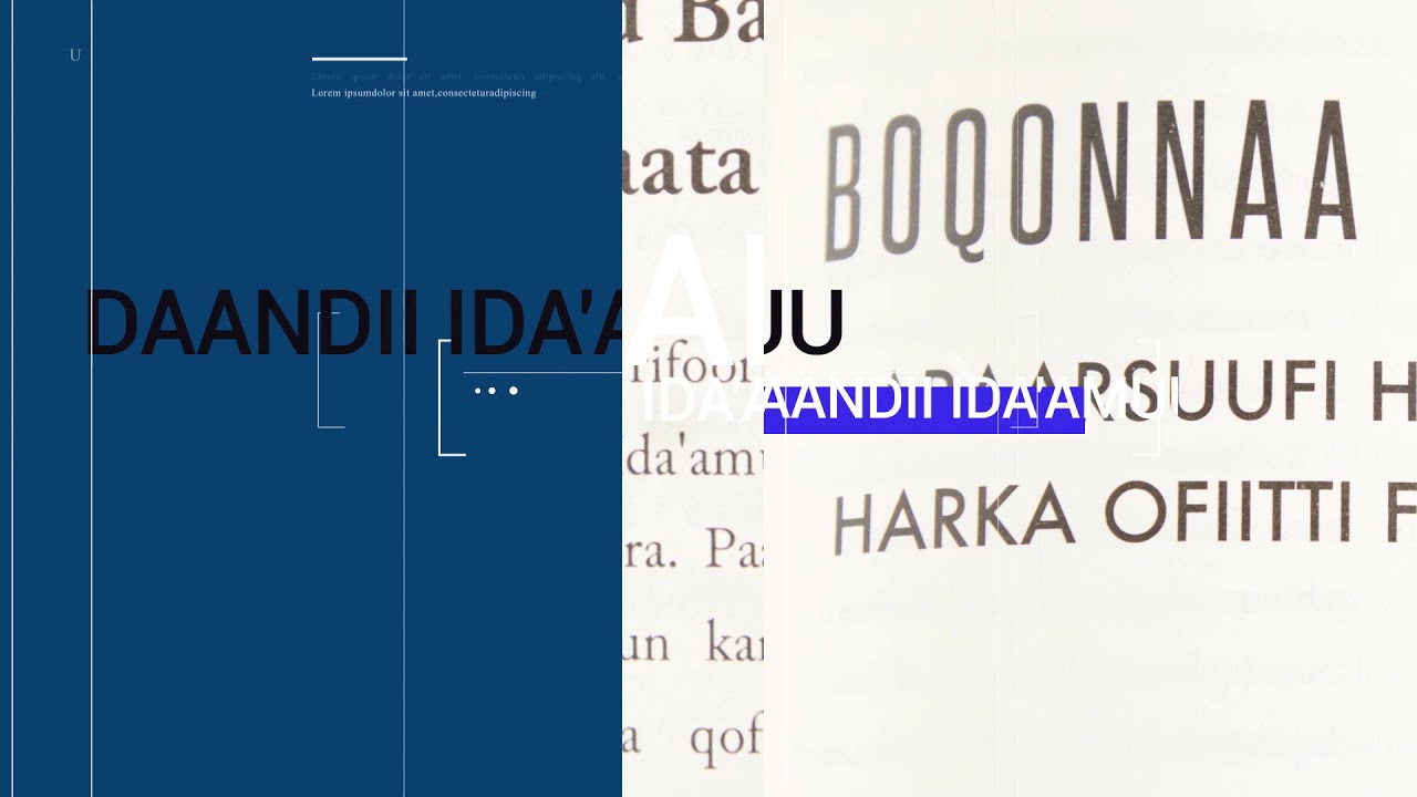 DAANDII IDA’AMUU - ENA Afaan Oromoo - ENA