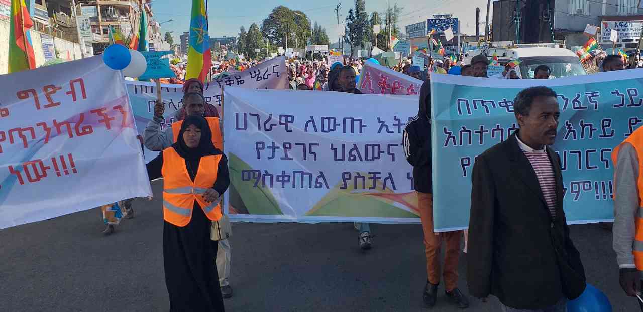 Nageenya naannoo keenyaaf gamtaan nidhaabanna-jiraattota magaalaa Dasee ...