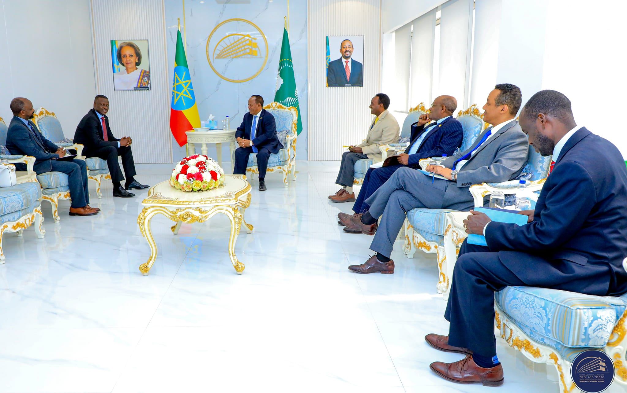 Le ministre des affaires étrangères, Taye Atskesilassie, a eu un ...