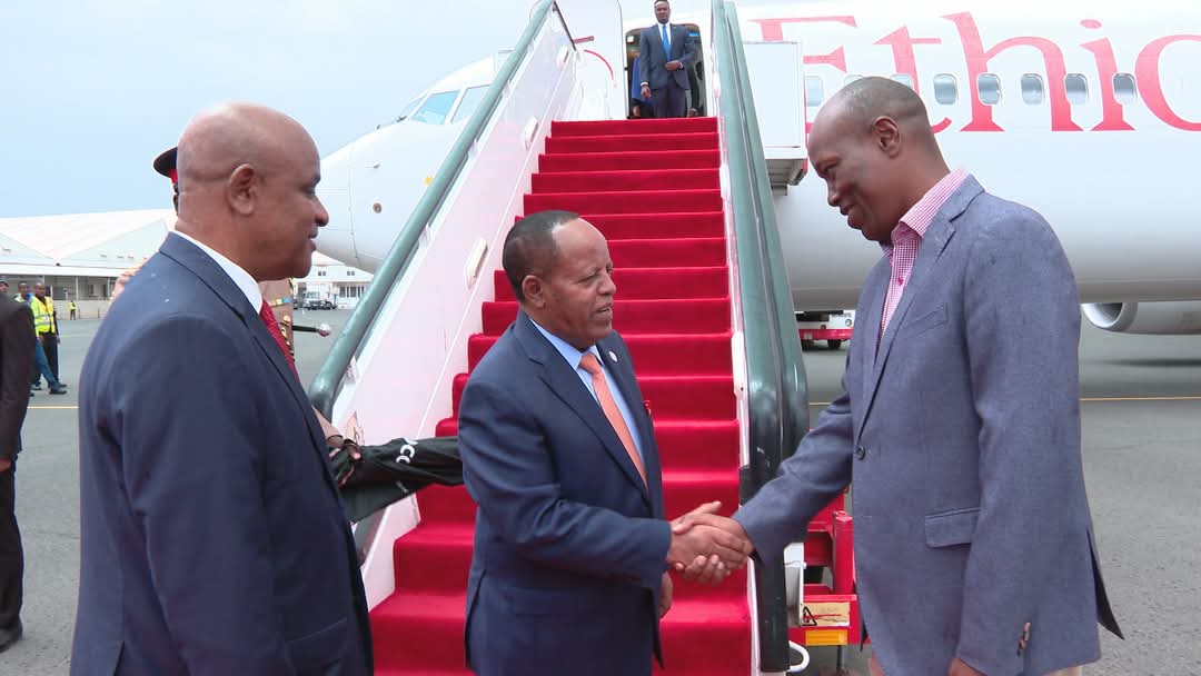 Le président Taye est arrive à Nairobi pour assister à un événement de haut niveau sur les ...