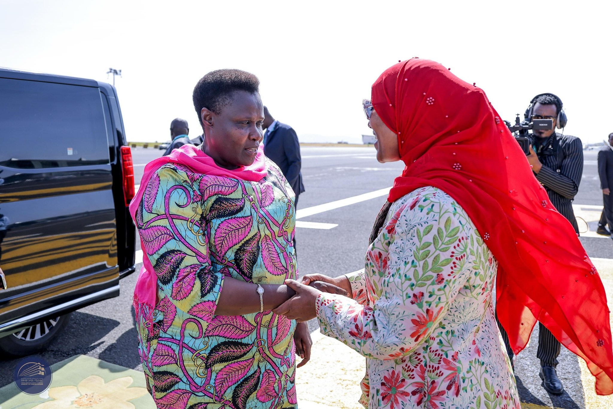 Presidents of Somalia, Guinea-Bissau and V. President of Uganda Arrive ...