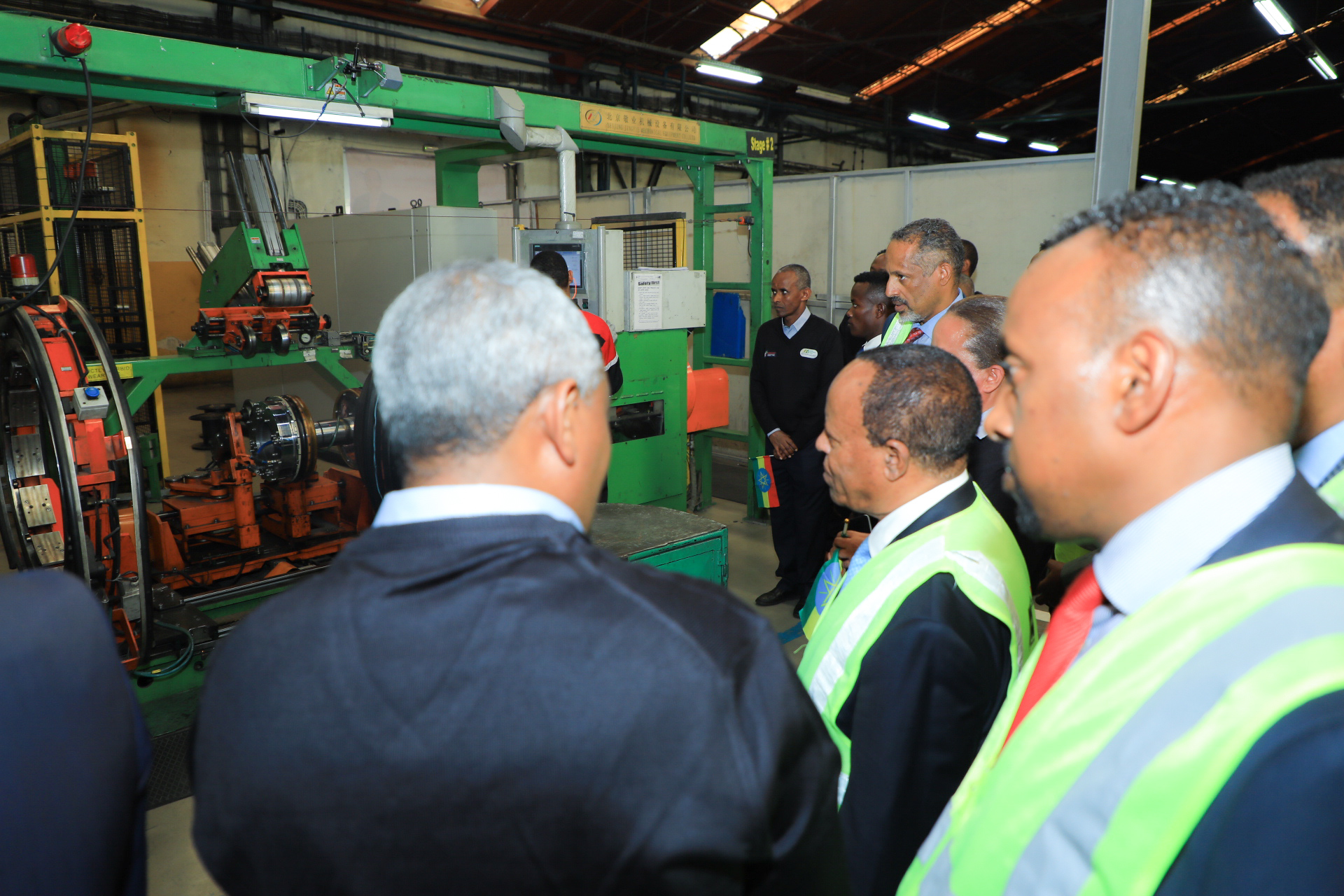 President Taye Visits Horizon Addis Tyre Manufacturing Plc - ENA ...