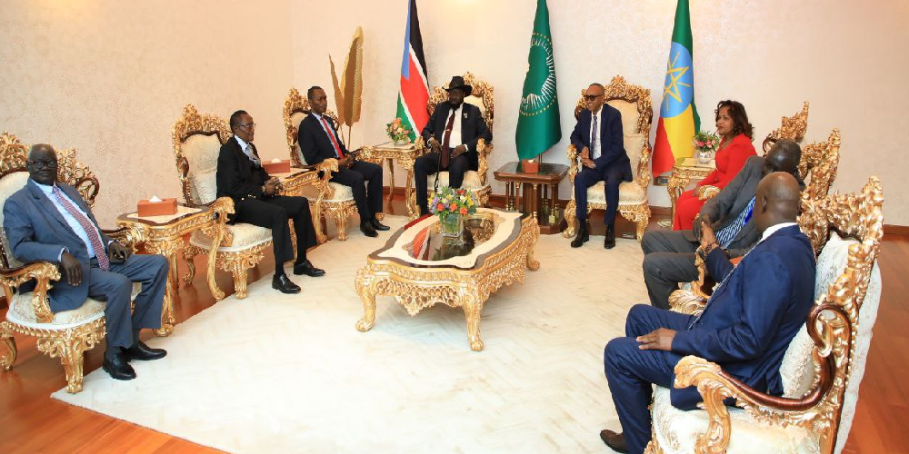 President Salva Kiir Arrives in Addis - ENA English - ENA