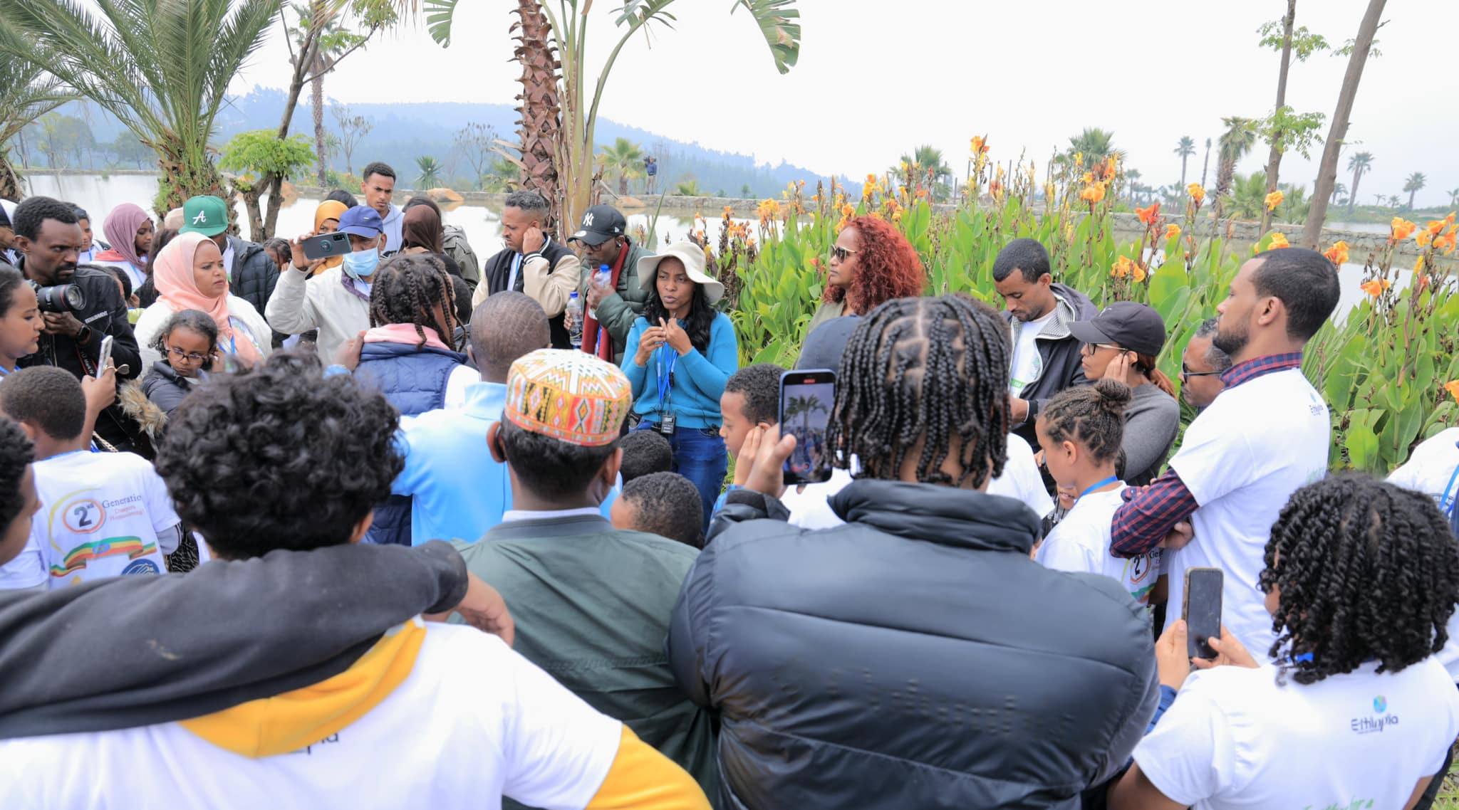 Teenage Second Generation Ethiopian Diasporas Plant Seedlings at Chaka ...